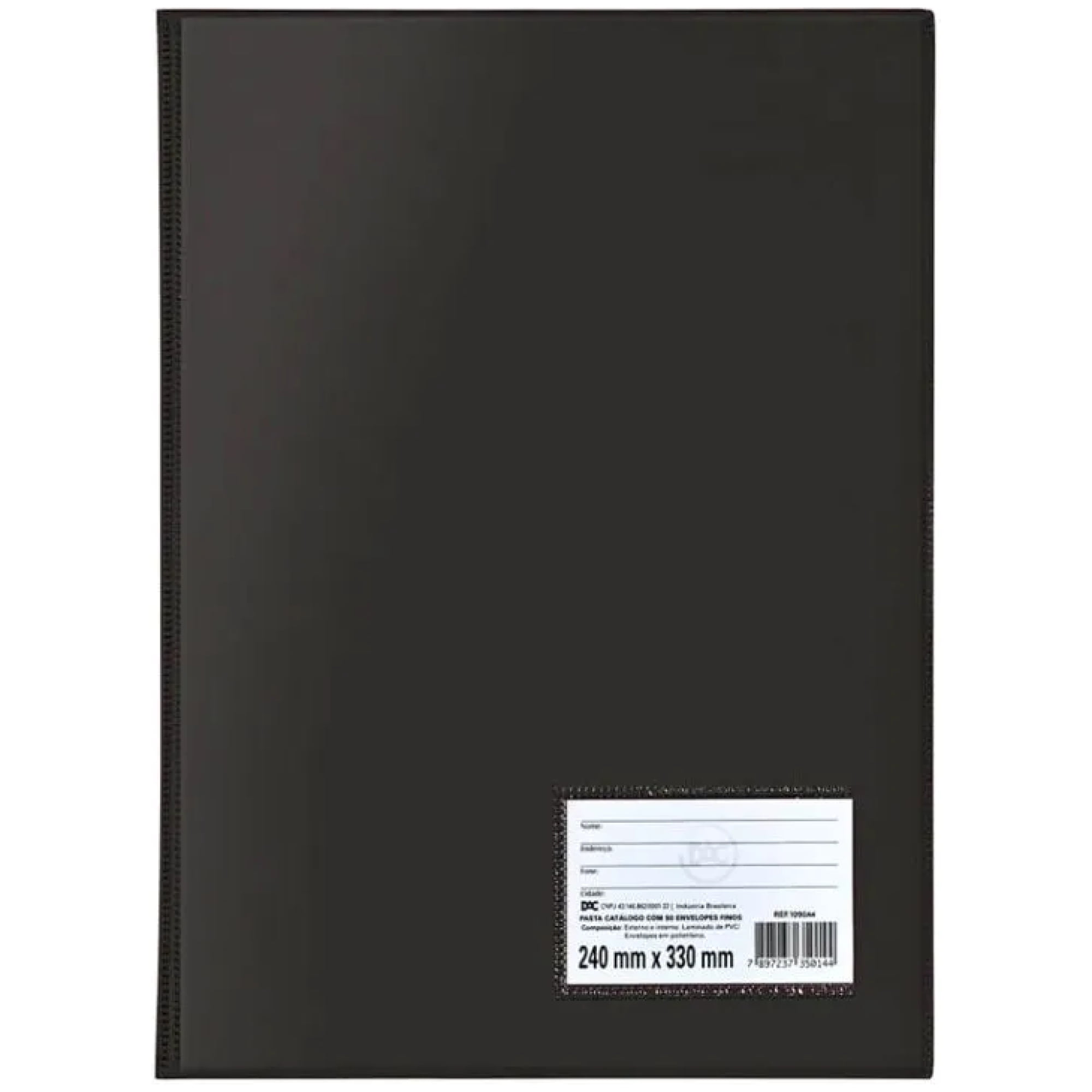 PASTA CATÁLOGO PRETA C/ 30 ENV. 245 MM X 335 MM OFÍCIO – ACP – Atual ...
